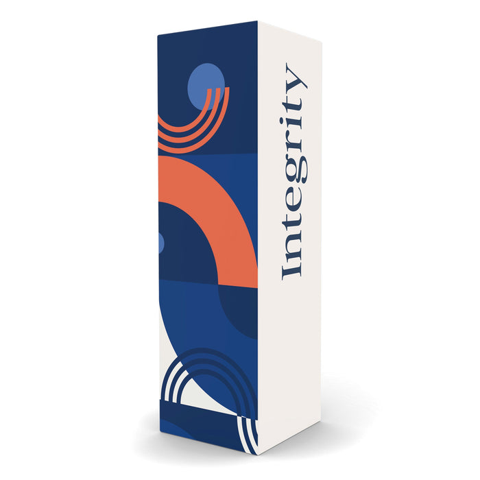 10ft Trade Show Display Tower, 3ft x 3ft x 10ft, Custom Tension Fabric ...