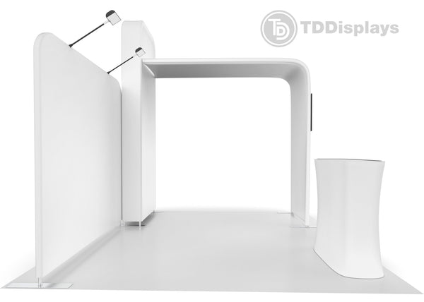 10x10 Pro-Package A - Arch Tower Backdrop Booth Kit, Archway Mount Mon – TDDisplays