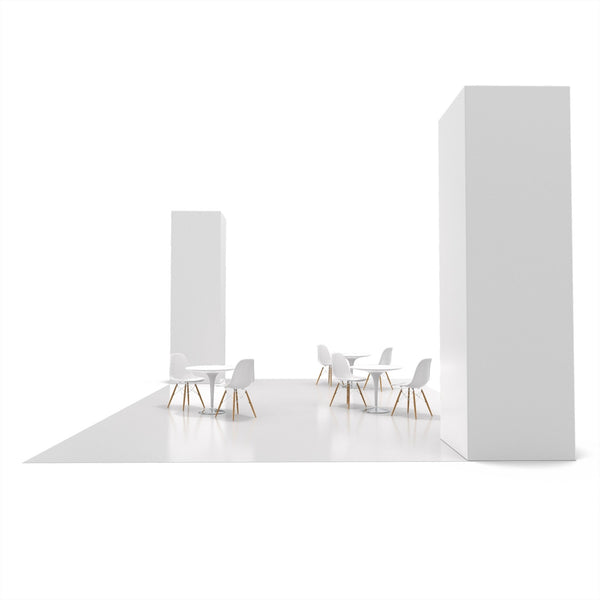 14ft Trade Show Display Tower, 4ft x 4ft x 14ft, Extra Large Banner St ...