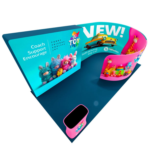 20x10 Pro Booth 21 - Unique Trade Show Booth Idea made into Reality, D ...