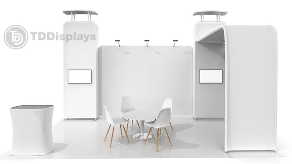 20x10 Pro-Package B - Tower Arch Back Wall Backdrop, Archway and Pilla ...
