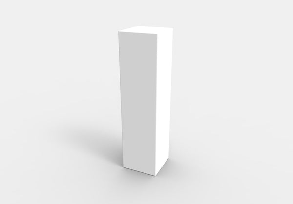 8ft LED Trade Show Display Backlit Tower, 2ft x 2ft x 8ft, Square Trad ...