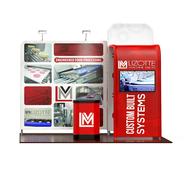 10x8 Pro-Package M - Pro Booth Package for Inline Booth Space, Modular ...