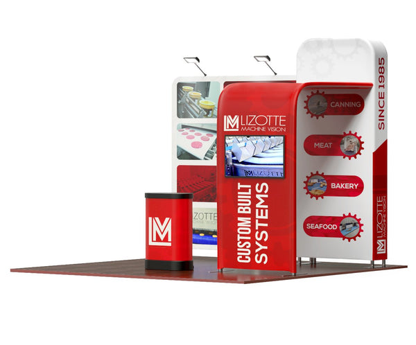 10x8 Pro-Package M - Pro Booth Package for Inline Booth Space, Modular ...