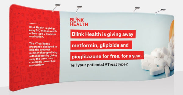 20 foot Serpentine EZ-Zip Fabric Display – TDDisplays