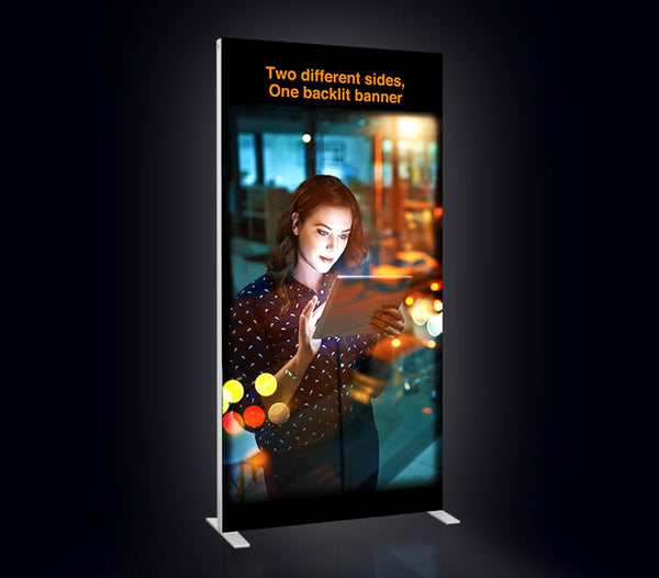 Vibrant1 LED Backlit 5 Ft Banner - Graphic Print Only – TDDisplays